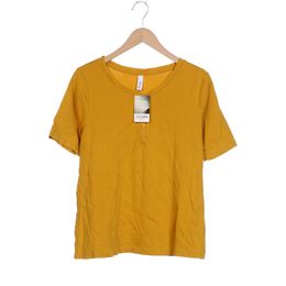 sheego Damen T-Shirt, gelb, Gr. 44