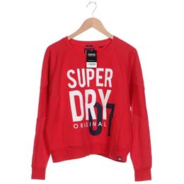 Superdry Damen Sweatshirt, rot, Gr. 42