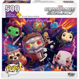 Funko GAMES Puzzle Pop! Puzzle, Marvel Guardians of the Galaxy, 500 Puzzleteile, bunt