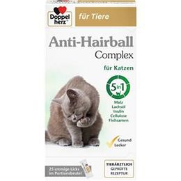 Doppelherz Für Tiere Katzen Anti-Hairball Complex 25 Cremige Sticks