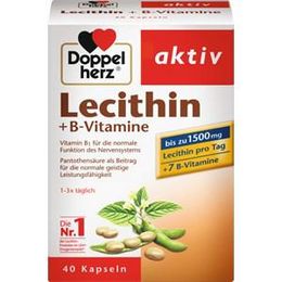 Doppelherz Gesundheit Energie & Leistungsfähigkeit Lecithin + B-Vitamine Kapseln