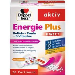 Doppelherz Gesundheit Energie & Leistungsfähigkeit Energie Plus DIRECT Koffein + Taurin + B-Vitamine