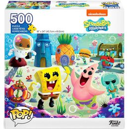 Funko GAMES Puzzle Pop! Puzzle, Spongebob, 500 Puzzleteile, bunt