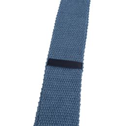 Krawatte Eterna Gr. One Size, blau (rauchblau) Herren Krawatten