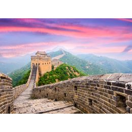 papermoon Fototapete "Great Wall of China" Tapeten Gr. B/L: 4 m x 2,6 m, Bahnen: 8 St., bunt (mehrfarbig) Fototapeten