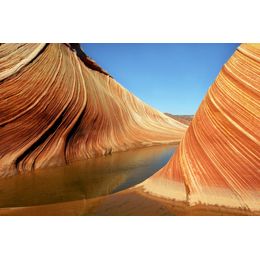 papermoon Fototapete "Wellen Pariah Canyon" Tapeten Gr. B/L: 3,5 m x 2,6 m, Rollen: 1 St., bunt Fototapeten
