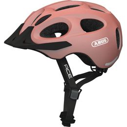 Fahrradhelm Abus "YOUN-I ACE" Helme Gr. M Kopfumfang: 52 cm - 57 cm, rosa (rosé gold) Fahrradhelme für Erwachsene