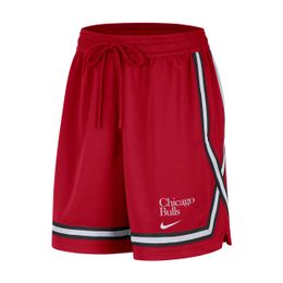 Chicago Bulls Fly Crossover Nike Dri-FIT-NBA-Basketballshorts mit Grafikprint für Damen - Rot