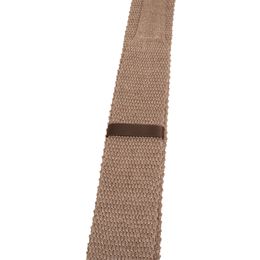 Krawatte Eterna Gr. One Size, beige (sand) Herren Krawatten