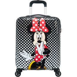 Hartschalen-Trolley American Tourister "Disney Legends, Minnie Mouse Polka Dot, 55 cm" Gr. B/H/T: 40 cm x 55 cm x 20 cm 36 l, bunt (minnie mouse polka dot) Koffer Handgepäck-Koffer