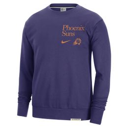 Phoenix Suns Standard Issue Nike Dri-FIT NBA-Sweatshirt mit Rundhalsausschnitt für Herren - Lila