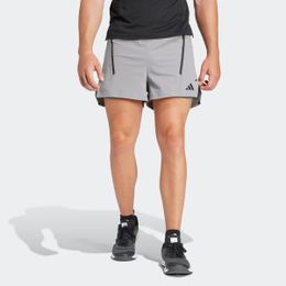 Shorts adidas Performance "D4T PS SHORTS" Gr. L, N-Gr, grau (grey three, black) Herren Hosen Shorts