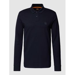 BOSS Orange Poloshirt mit Label-Detail