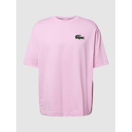 Lacoste Loose Fit T-Shirt mit Label-Stitching