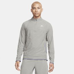 Nike Trail Dri-FIT-Laufoberteil mit Halbreißverschluss für Herren - Grau