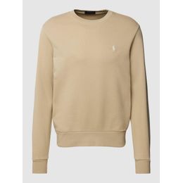 Polo Ralph Lauren Sweatshirt in unifarbenem Design mit Label-Stitching