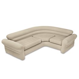 Luftsessel Intex "Corner Sofa" Luftbetten Gr. B/H/L: 203 cm x 76 cm x 257 cm, beige Wasserspielzeug