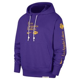 Los Angeles Lakers Standard Issue Courtside Nike Dri-FIT NBA-Hoodie für Herren - Lila