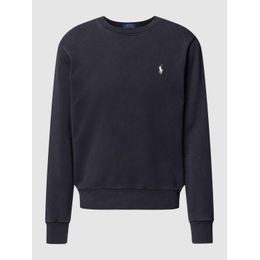Polo Ralph Lauren Sweatshirt in unifarbenem Design mit Label-Stitching