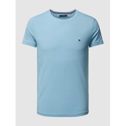 Tommy Hilfiger Slim Fit T-Shirt mit Logo-Stitching