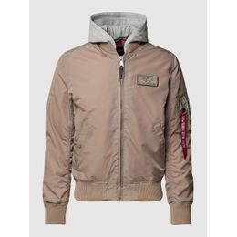 Alpha Industries Bomberjacke mit Kapuze Modell 'MA-1 TT HOOD'