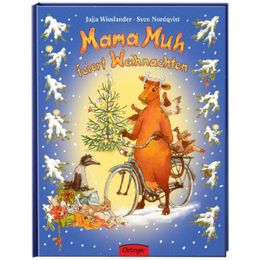 Oetinger Mama Muh feiert Weihnachten / Mama Muh Bd.9 - Jujja Wieslander, Gebunden