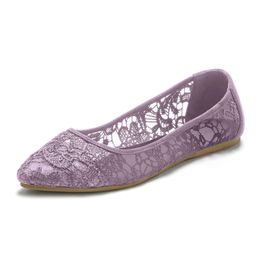 Slipper Lascana "Ballerina" Gr. 39, lila (flieder) Damen Schuhe Brautschuh Ballerina Slip ons