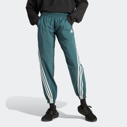 Sporthose adidas Performance "WTR ICNS WVN PT" Gr. XL, N-Gr, grün (arctic night, white) Damen Hosen Trainingshosen