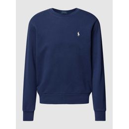 Polo Ralph Lauren Sweatshirt in unifarbenem Design mit Label-Stitching