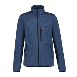 Strickjacke Icepeak "H STRICKFLEECEJACKE ALFELD" Gr. L, blau (dark blue) Herren Strickjacken