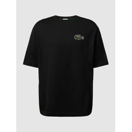 Lacoste Loose Fit T-Shirt mit Label-Stitching