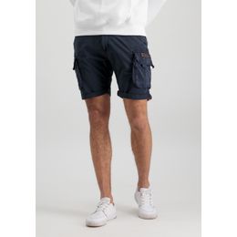 Shorts Alpha Industries "ALPHA Men - Crew Short" Gr. 30, Normalgrößen, blau (rep.blue) Herren Hosen Shorts