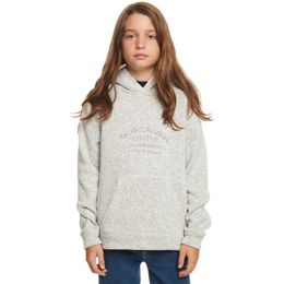 Kapuzensweatshirt Quiksilver "Keller" Gr. 12, grau (light grey heather) Kinder Sweatshirts