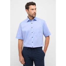 Kurzarmhemd Eterna "COMFORT FIT" Gr. 44, Normalgrößen, blau Herren Hemden Kurzarm