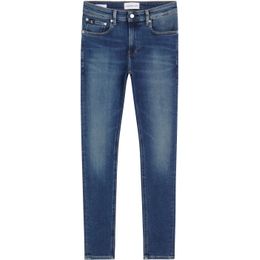 Skinny-fit-Jeans Calvin Klein Jeans "SUPER SKINNY" Gr. 32, Länge 32, blau (denim dark) Herren Jeans Skinny-Jeans