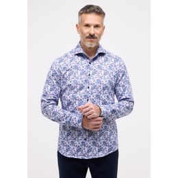 Langarmhemd Eterna "SLIM FIT" Gr. 39, Normalgrößen, blau Herren Hemden Langarm