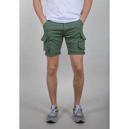 Shorts Alpha Industries "ALPHA Men - Crew Short" Gr. 30, Normalgrößen, grün (vintage green) Herren Hosen Shorts