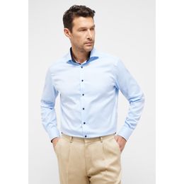 Langarmhemd Eterna "MODERN FIT" Gr. 46, Normalgrößen, blau (hellblau) Herren Hemden Langarm