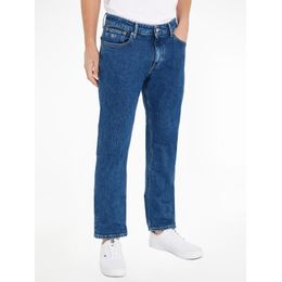 5-Pocket-Jeans Tommy Jeans "RYAN RGLR STRGHT" Gr. 30, Länge 32, blau (denim medium 1a5) Herren Jeans 5-Pocket-Jeans