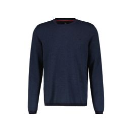 Strickpullover Lerros "Lerros Gestreifter Strickpullover" Gr. 3XL, blau (classic navy) Herren Pullover