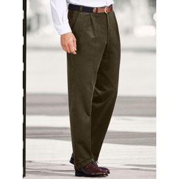 Cordhose CLASSIC Gr. 62, Normalgrößen, grün (oliv) Herren Hosen Jeans