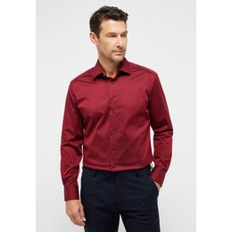 Langarmhemd Eterna "MODERN FIT" Gr. 40, Normalgrößen, rot (rubinrot) Herren Hemden Langarm