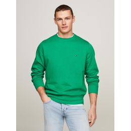 Sweatshirt Tommy Hilfiger "IM NA FLAG LOGO SWEATSHIRT" Gr. M, grün (olympia green) Herren Sweatshirts