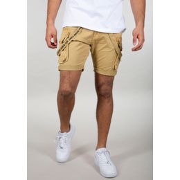 Shorts Alpha Industries "ALPHA Men - Utility Short" Gr. 31, Normalgrößen, beige (sand) Herren Hosen Shorts