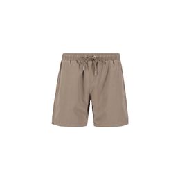 Shorts Alpha Industries "ALPHA Men - Beachwear Hydrochromic AOP Swimshort" Gr. 2XL, Normalgrößen, grün (olive) Herren Hosen Shorts