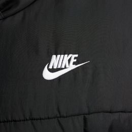 Outdoorjacke Nike Sportswear "W NSW ESSTL THRMR CLSC PUFF" Gr. 2X (52/54), schwarz-weiß (black, white) Damen Jacken Sportjacken