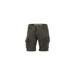 Shorts Alpha Industries "ALPHA Men - Crew Short" Gr. 33, Normalgrößen, grau (greyblack) Herren Hosen Shorts