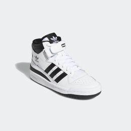Sneaker adidas originals "FORUM MID" Gr. 38, schwarz-weiß (cloud white, core black, cloud white) Schuhe Sneaker