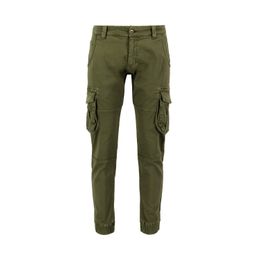 Cargohose Alpha Industries "ALPHA Men - Cargo Pants Army Pant" Gr. 30, Normalgrößen, grün (dark olive) Herren Hosen Cargohosen