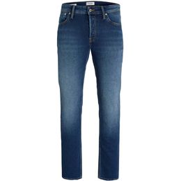 Jack & Jones Tapered-fit-Jeans JACK & JONES "JJIMIKE JJORIGINAL MF 506 I.K" Gr. 29, Länge 30, blau (blue denim) Herren Jeans Tapered-Jeans